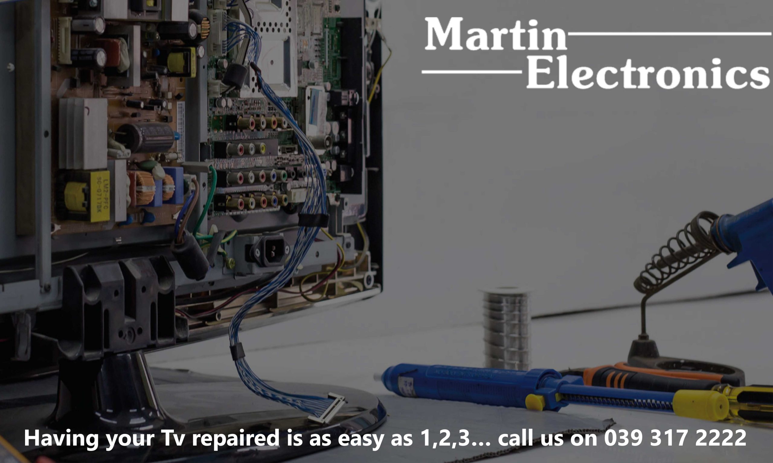 Having your Tv repaired is as easy as 1,2,3… - Martin Electronics ...